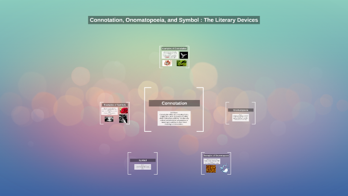 Connotation, Onomatopoeia, and Symbol : The Literary Devices by Jocelyn ...