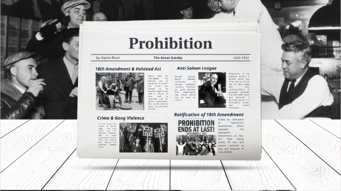 Prohibition by Kaylee Bauer on Prezi