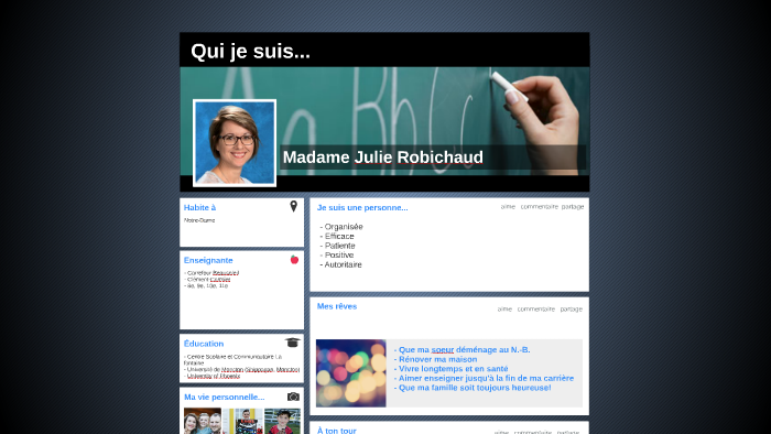 Mme Julie Robichaud by Julie Caissie on Prezi