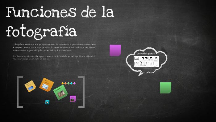 Funciones de la fotografía by Diana Didi on Prezi