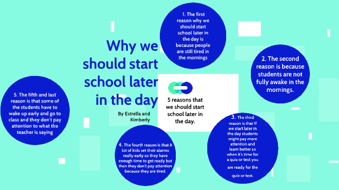 Why we should start school later in the day by Estrella Garcia-Rojas on ...