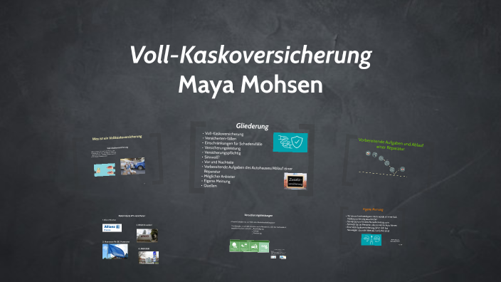 Kaskoversicherung by Maya Mohsen on Prezi