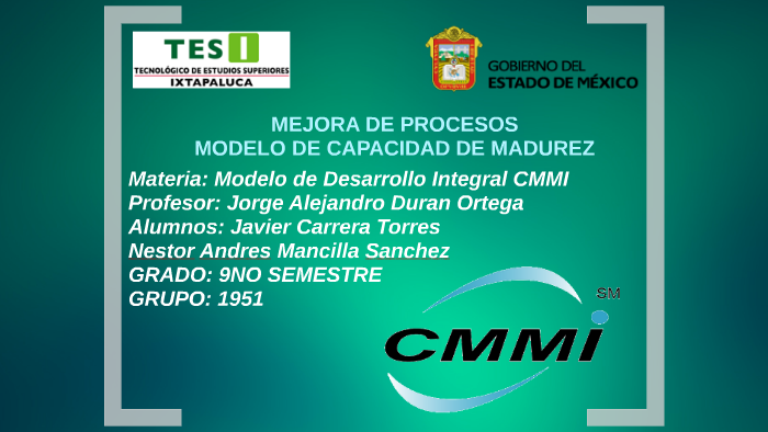 Modelo de Capacidad y Madurez by Javier CT on Prezi