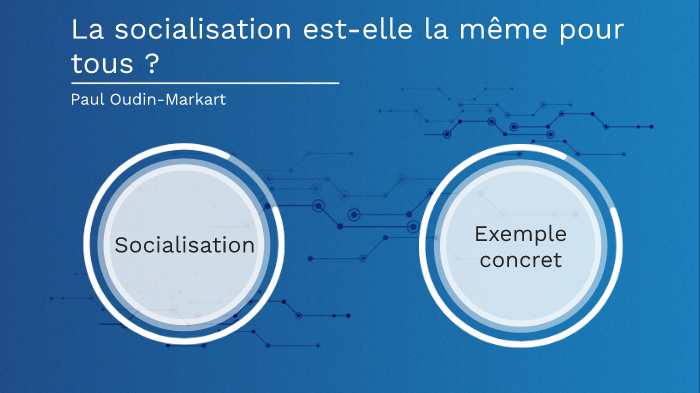 La socialisation est-elle la même pour tous ? by Paul Oudin on Prezi