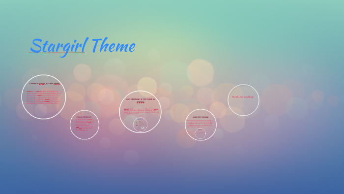 Stargirl Theme by Ka'Mari Williams on Prezi