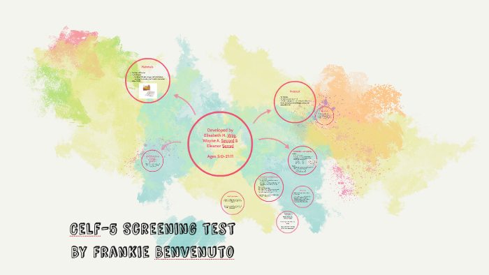 Celf-5 Screening test by Francesca Benvenuto on Prezi Celf-5 Screening test by Francesca Benvenuto on Prezi
