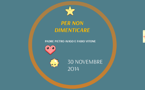 PADRE PIETRO AVIGO E FABIO VITONE by maria racchi on Prezi