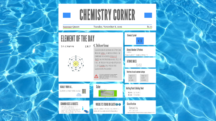 Chlorine Project by Sommer Queen on Prezi