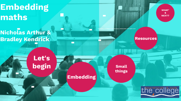 Embedding Maths into Curriculum by Nic Arthur on Prezi
