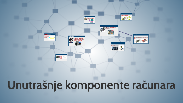 Unutrašnje komponente računara by Немања Лакић on Prezi