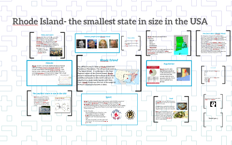 Rhode Island- the smallest state in size in the USA by Karolina ...