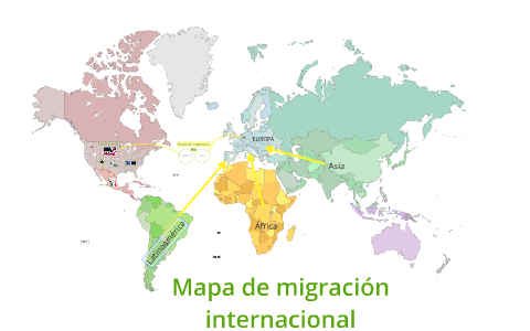 Mapa de migración internacional by Luciano López Castillo