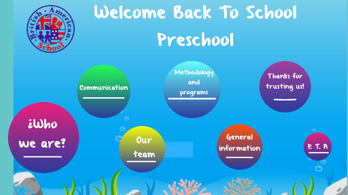 Welcome Back Preschool by Edith Modiano on Prezi