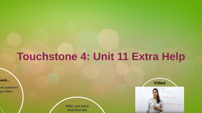 Touchstone 4 Unit 11 Extra Help by Ana Vega on Prezi