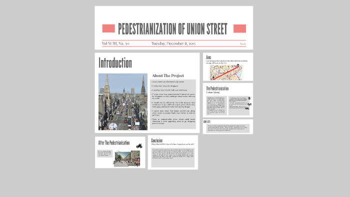 PEDESTRIANISATION OF UNION STREET by Ellie Dalgarno on Prezi