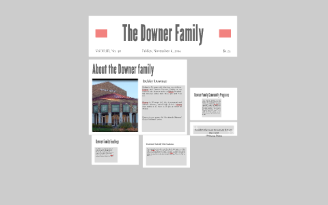 The Downer Family by Seantis Relford on Prezi