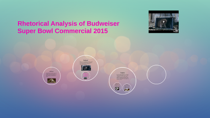 Rhetorical Analysis of Budweiser Super Bowl Commercial 2015 by Jordan ...