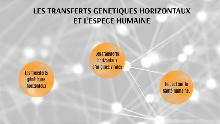 LES TRANSFERTS GENETIQUES HORIZONTAUX ET L’EVOLUTION DU VIVANT by clara ...