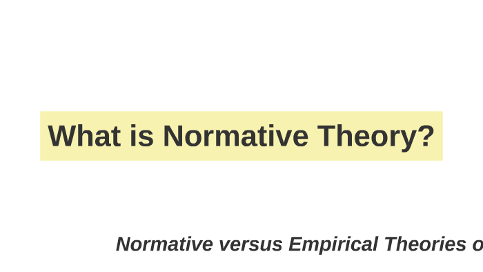 Normative Theories of Media by Ian Kivelin Davis on Prezi