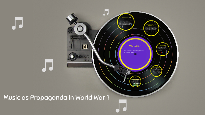Music as Propaganda in WW1 by Zoe Cisneros on Prezi