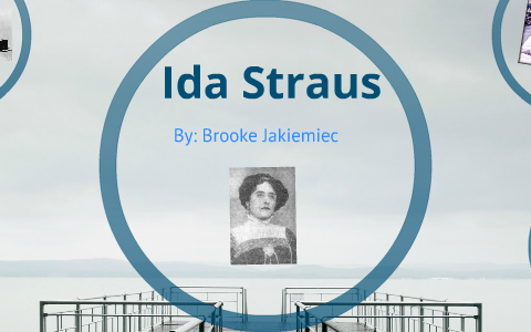 Ida Straus ~ Titanic Survivor by Brooke Jakiemiec on Prezi