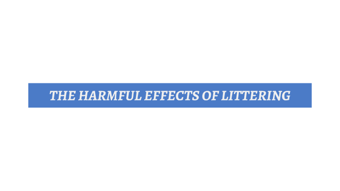 HARMFUL EFFECTS OF LITTERING by Valarie Tam on Prezi