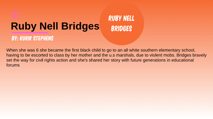 Ruby Nell Bridges by Kurik Stephens on Prezi