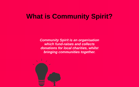 What is Community Spirit? by Caitlin Overton on Prezi