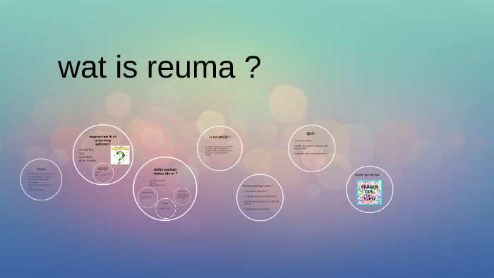 wat is reuma by pluto roos on Prezi