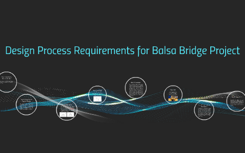 Design Process Requirements for Balsa Bridge Project by Lauren ...