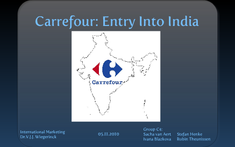 International Marketing - Carrefour's Entry to India by Stefan Henke on ...