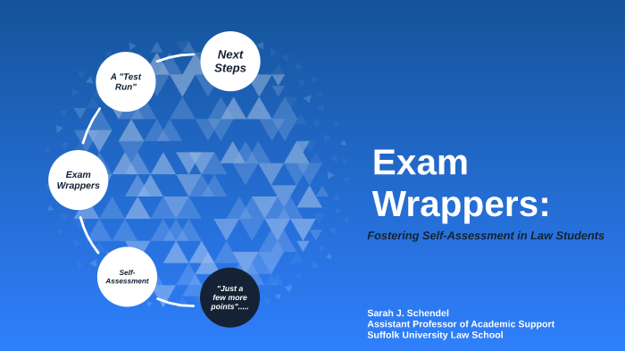 Exam Wrappers by Sarah J. Schendel on Prezi