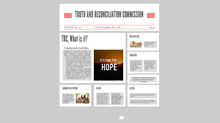 TRC, What is it? by Kerry Friesen on Prezi