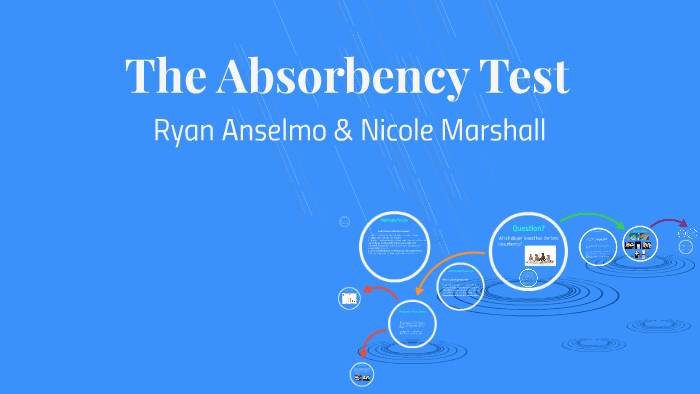 The Absorbency Test by Nicole Marshall on Prezi