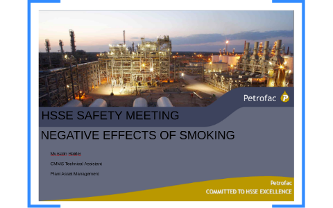 HSSE SAFETY PRESENTATION by Mursalin Haider