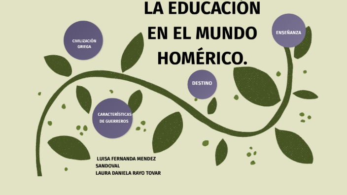 LA EDUCACIÓN EN EL MUNDO HOMERICO by Luisa Mendez on Prezi