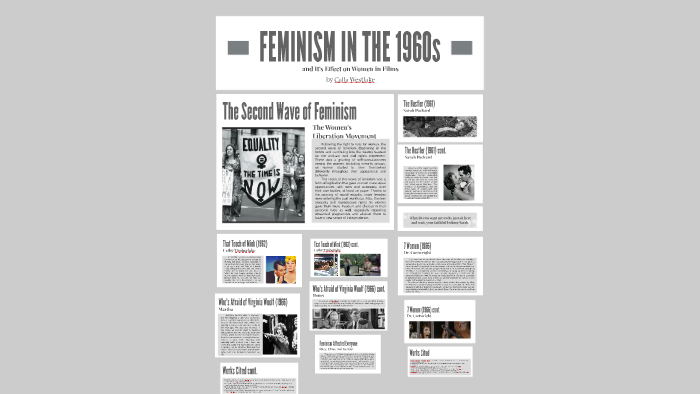 Feminism in the 1960s by Caila Westlake on Prezi