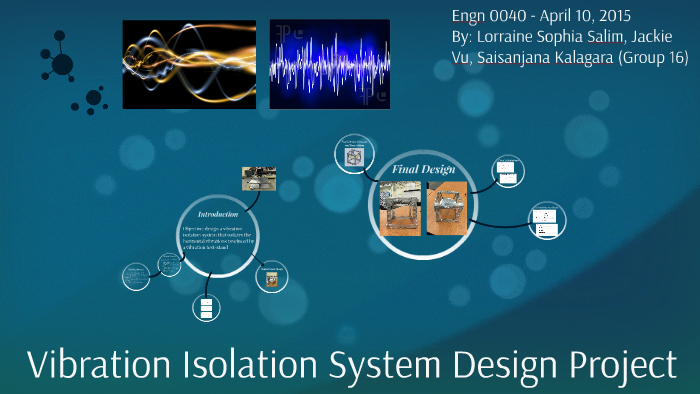 Vibration Isolation System Design Project by Saisanjana Kalagara on Prezi