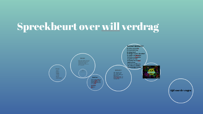 Spreekbeurt over will verdrag by Mohamed Bennamari