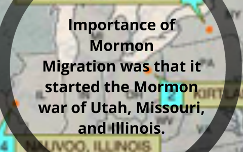 Mormon migration in the USA during 1830s. by Graciely Rodriguez on Prezi