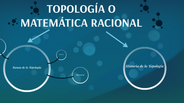 TOPOLOGIA O MATEMÁTICA RACIONAL by Yesid Algarra on Prezi