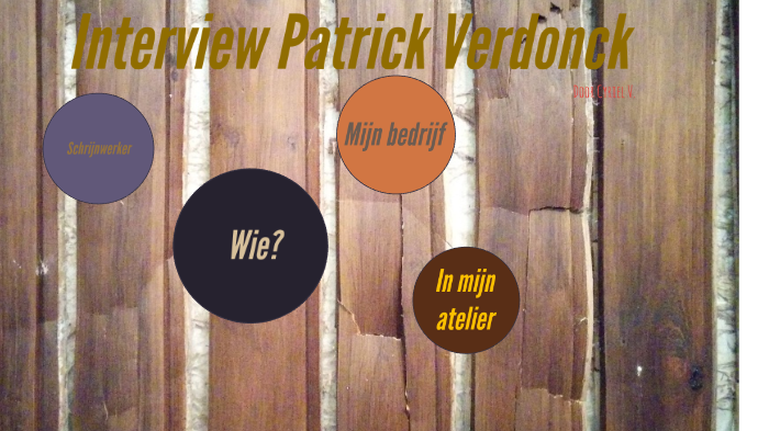 Interview Patrick Verdonck by Cyriel Verheyen on Prezi