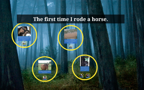 The first time I rode a horse. by Emma Ross on Prezi