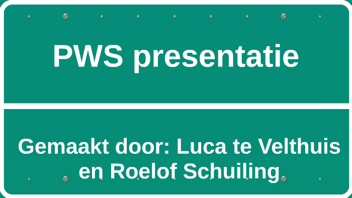 PWS presentatie by Jan De pan on Prezi