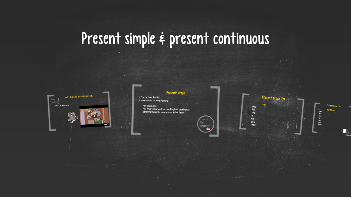 Present simple & present continuous by M.E. Hirowska on Prezi
