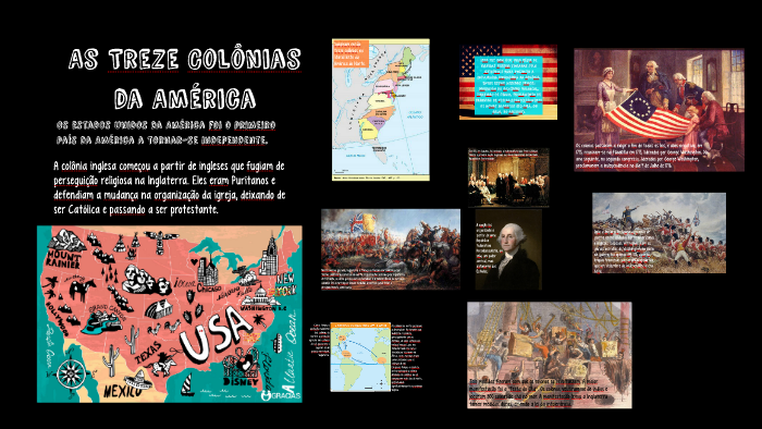 As Treze Colônias da América by Fernanda Moreira on Prezi