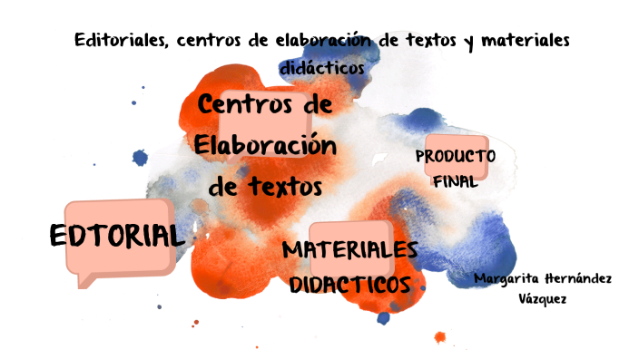 Editoriales, centros de elaboración de textos y materiales didácticos ...