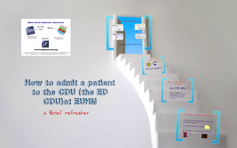 How to Admit a Patient to the CDU by anwar osborne on Prezi