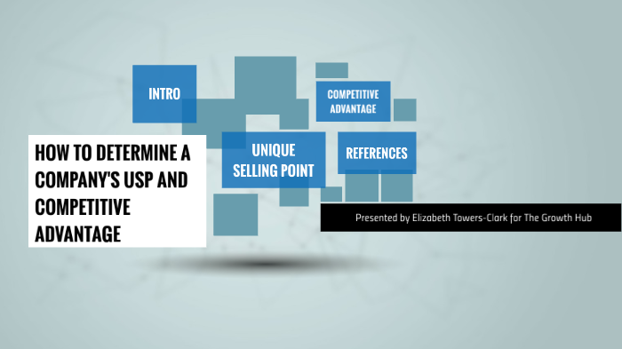 How to determine a company's USP and Competitive Advantage by Lizzie ...