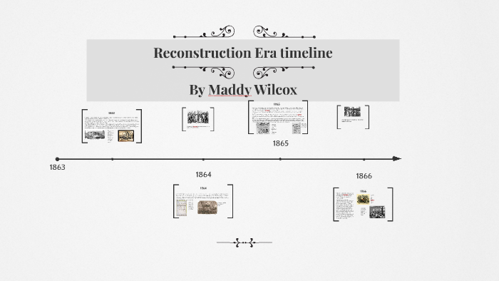 Reconstruction Era timeline by Maddy Wilcox on Prezi